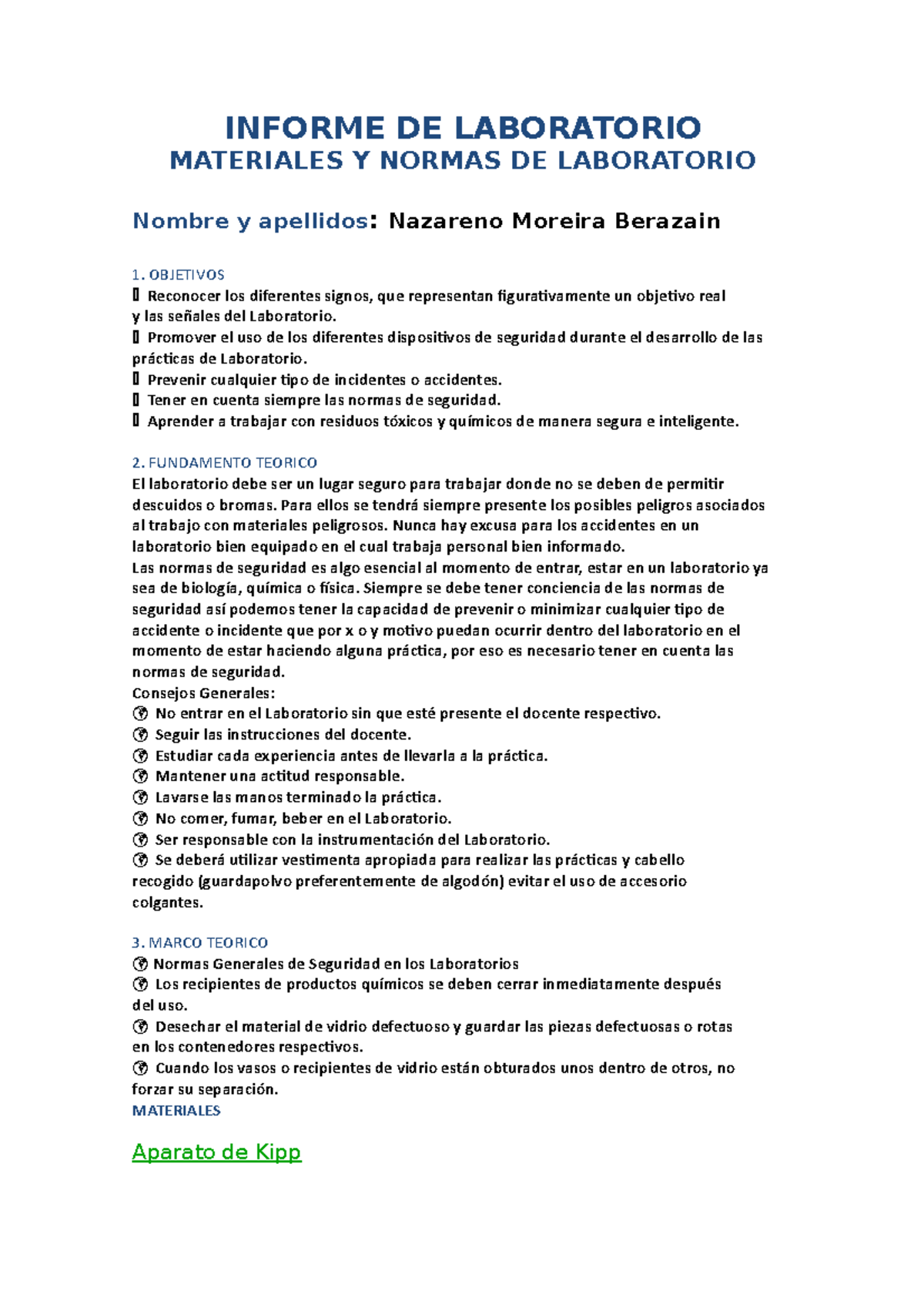 quimica 2 inirganica - Warning: TT: more functions defined than expected INFORME DE LABORATORIO ...