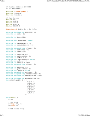 FPGA LAB-Project Reflection - 48622 Mechatronics 1 FPGA Lab 48622 Mechatronics 1 P a g e 1 / 2 ...