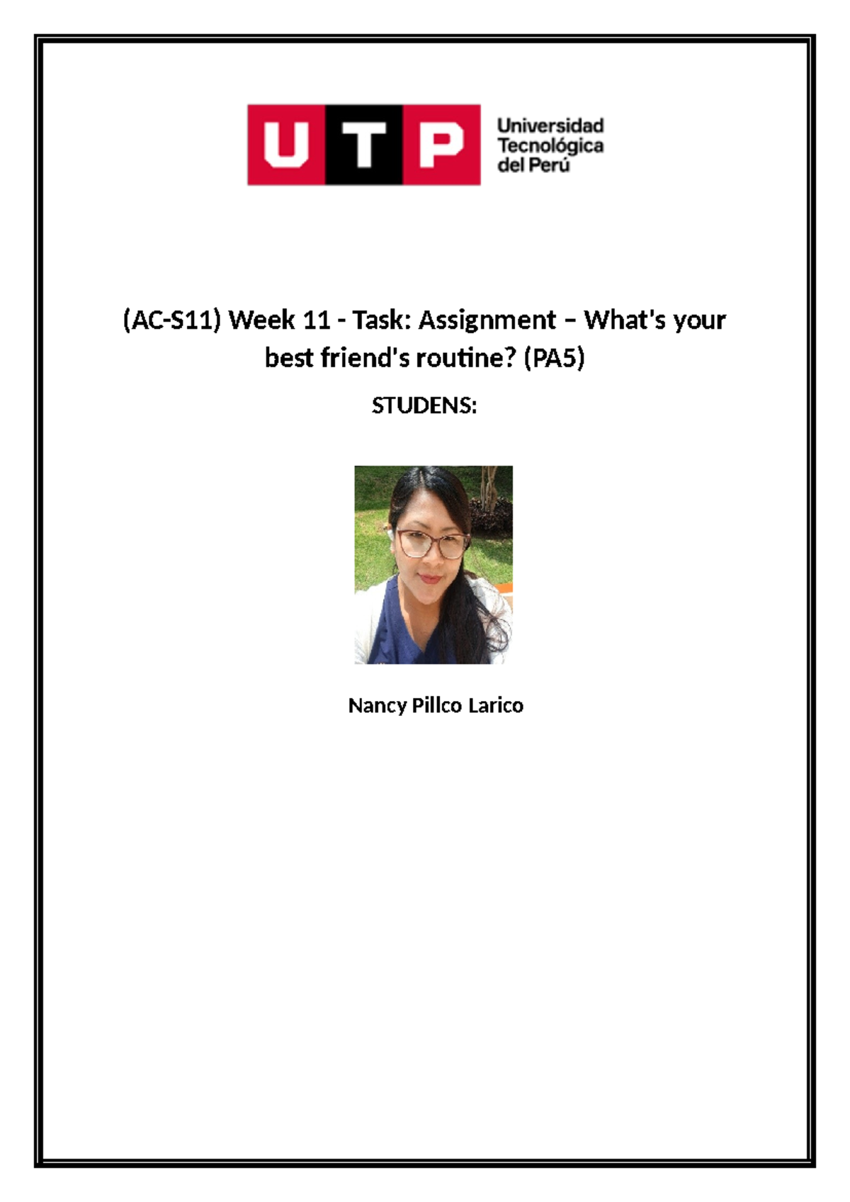 What's your best friend's routine - Tell me What's your best friend's ...