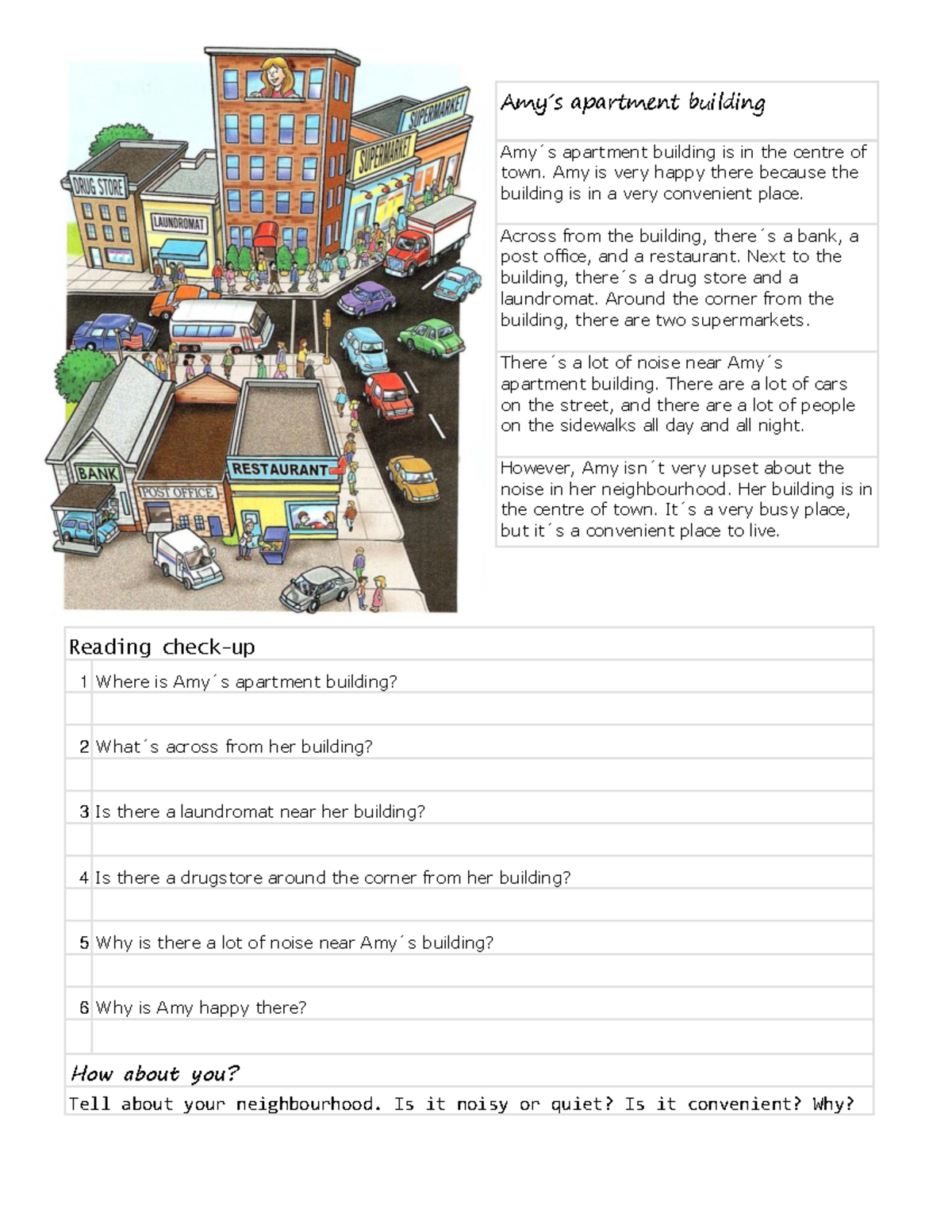 AMY´S Apartment Building - Amy ́s apartment building Amy ́s apartment ...