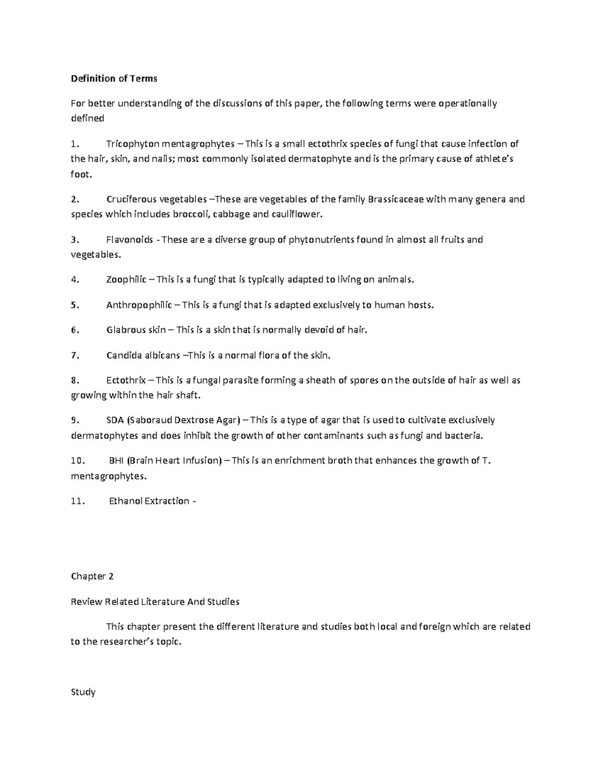 Definition of Terms - Lecture Notes - Definition of Terms For better ...