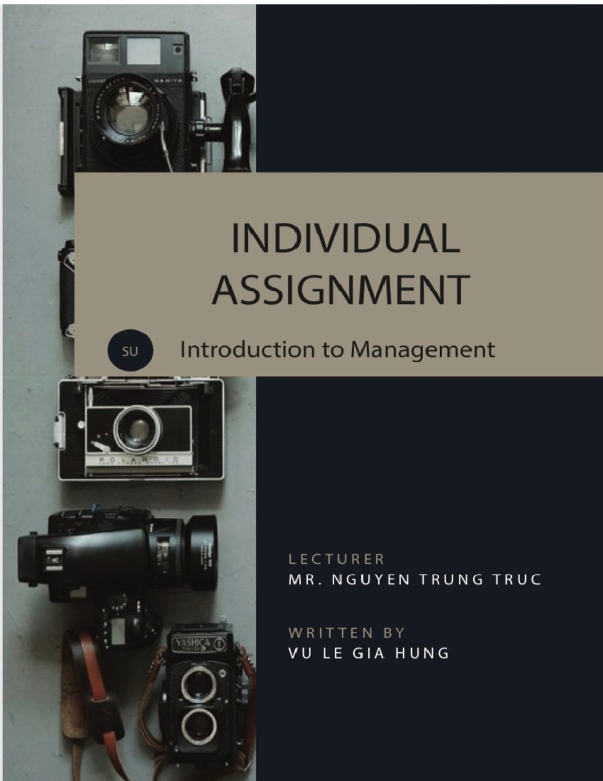 Individual Assignment MGT - INDIVIDUAL ASSIGNMENT – MGT PROJECT: CANON COMPANY I About Canon ...