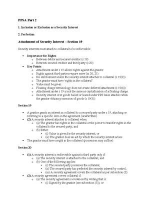 Intro to property revision session - REVISION Implied terms that apply ...