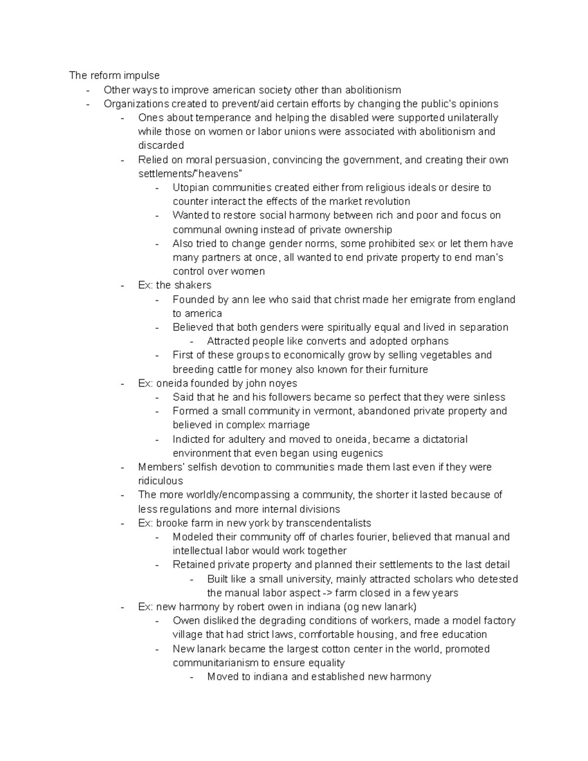 Apush ch 12 notes - The reform impulse - Other ways to improve american ...