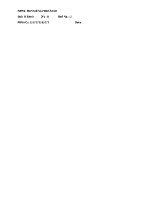 SE-pr-2 - Software engineering assignment - Practical no: 2 Aim: To perform the function ...