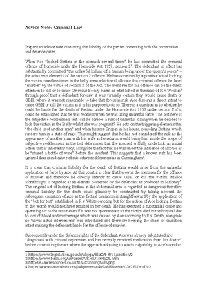 Example of skeleton argument - IN THE COURT OF APPEAL (CRIMINAL DIVISON ...