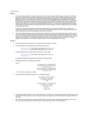 Problem set 3 - PROBLEM SET 3 Question 1 At the beginning of the year ...