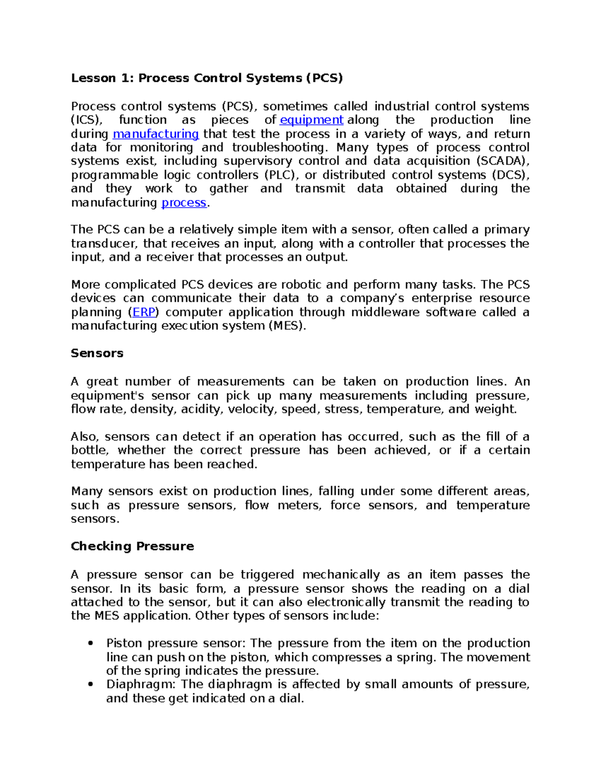Copy of Lesson 1 Process Control Systems (PCS) - Engineering Management ...