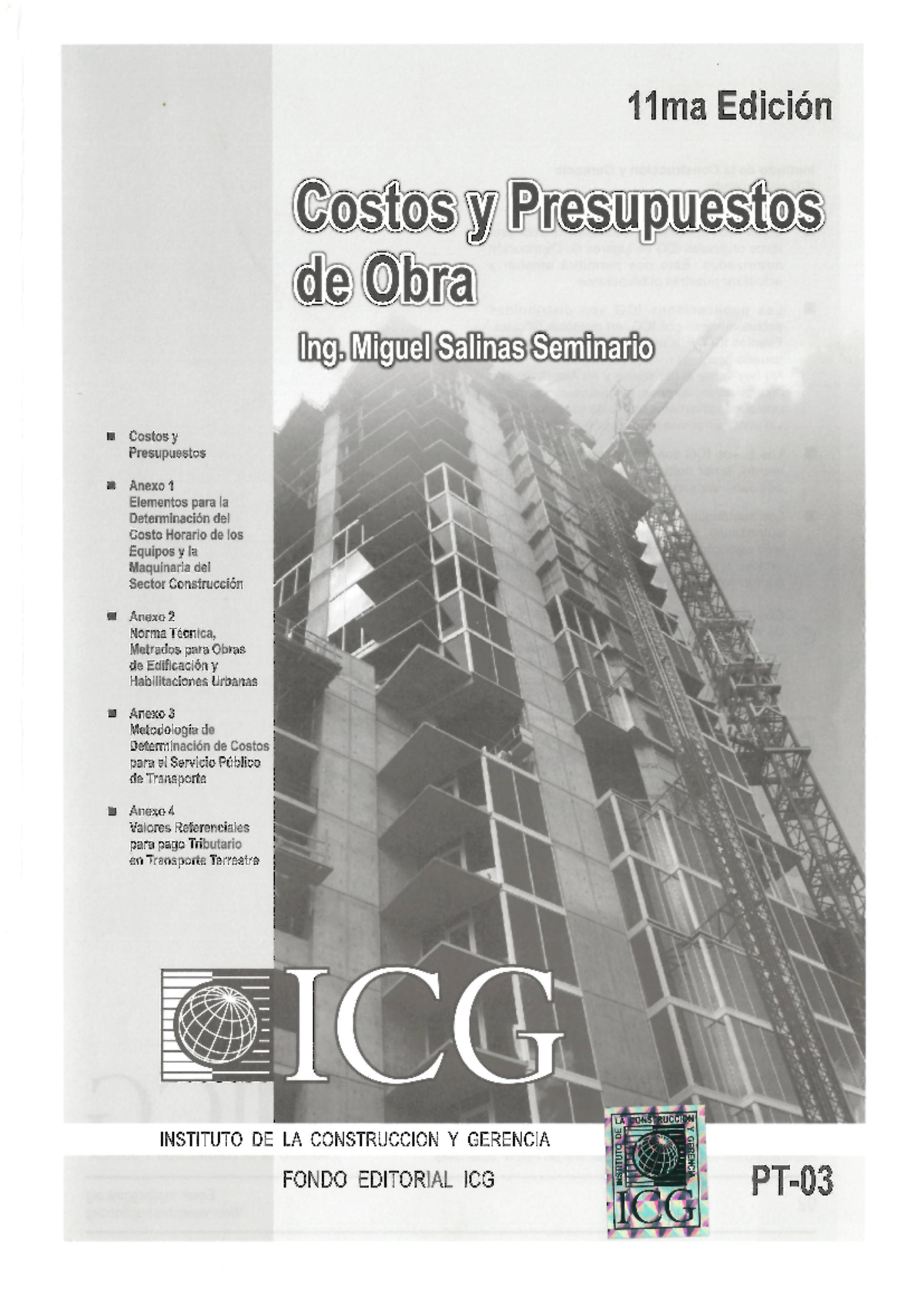 Costos y presupuesto - Costos Y Presupuestos De Obras Civiles - Studocu