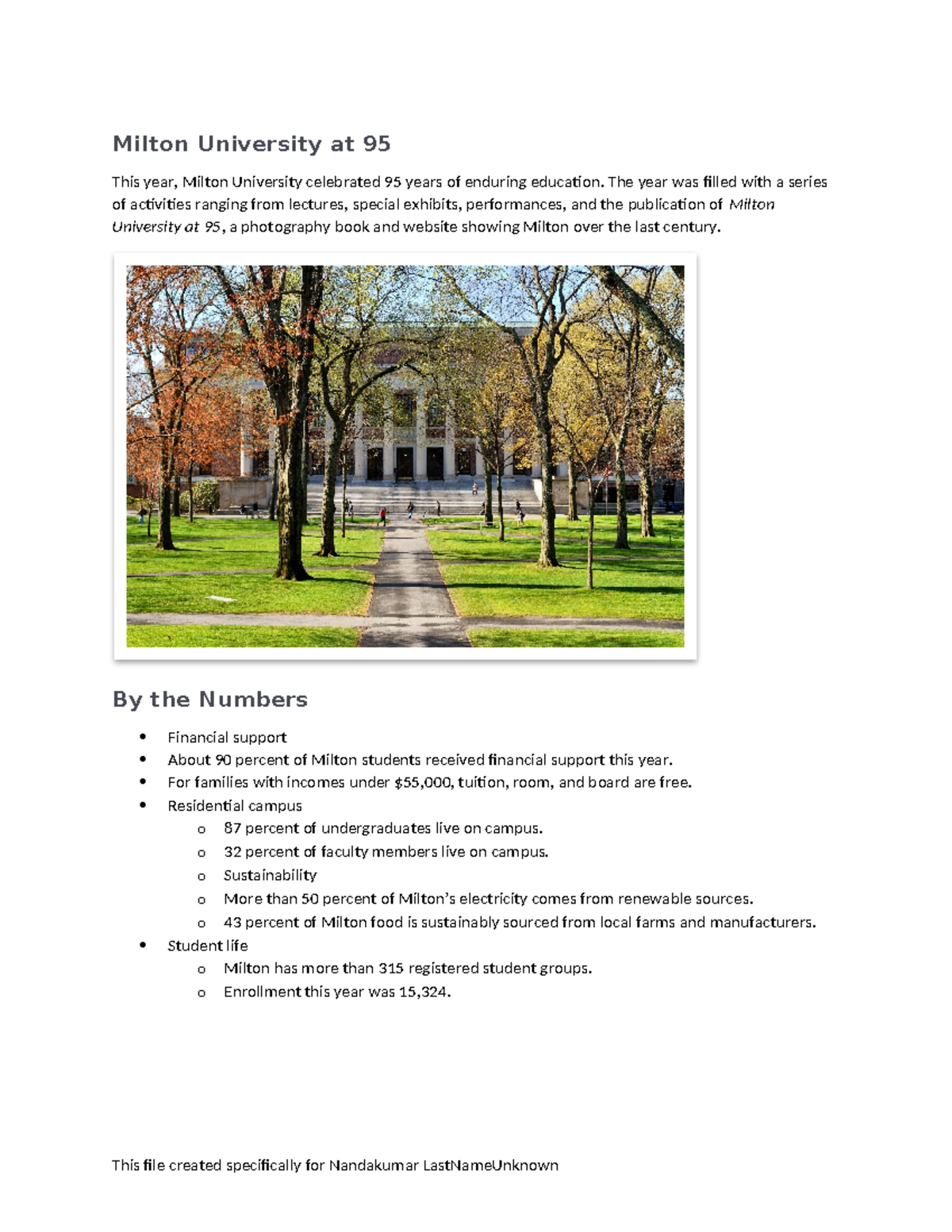 NP WD19 EOM3-2 Last Name Unknown 2 - Milton University at 95 This year ...