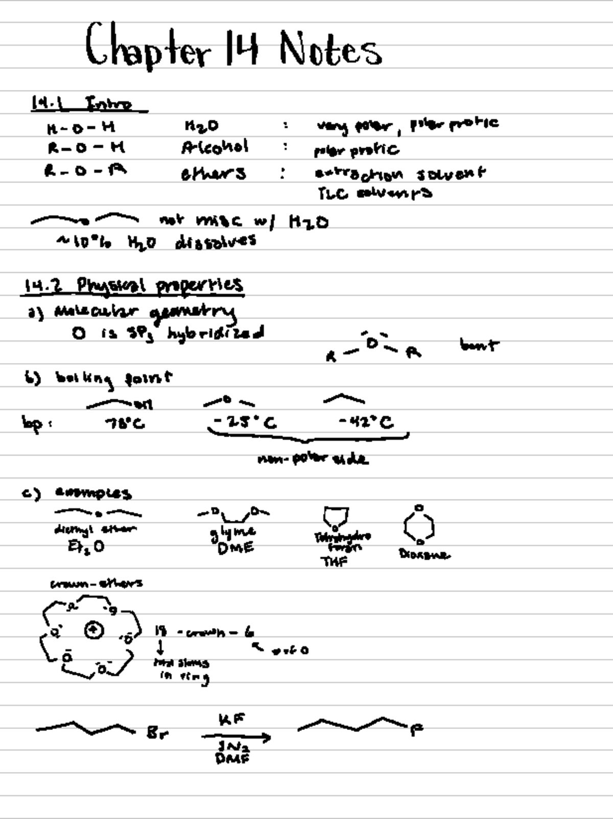 Chapter 14 Lecture Notes - CHEM 302 - Studocu