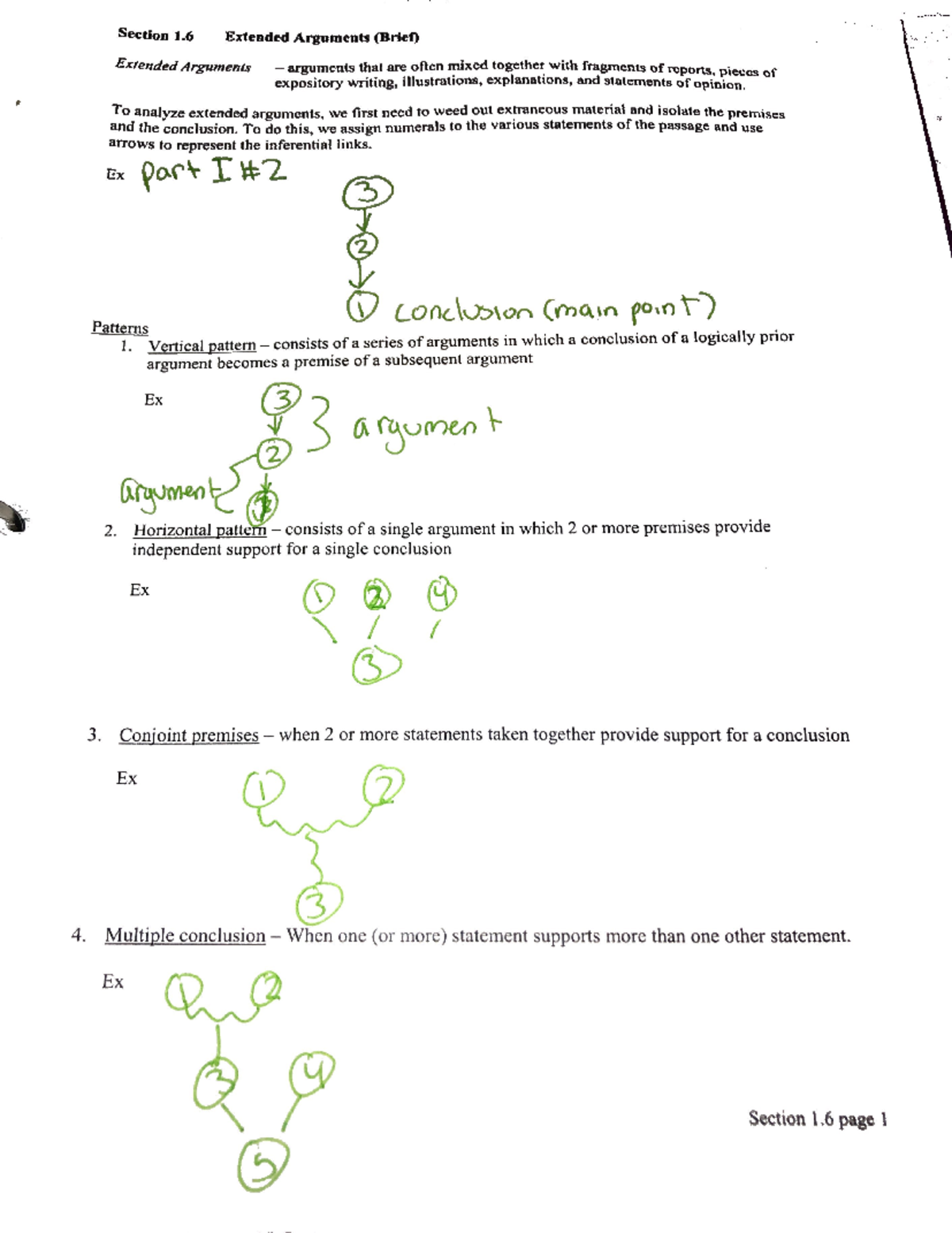 Extended argument - MGF 1121 - Santa Fe - Studocu