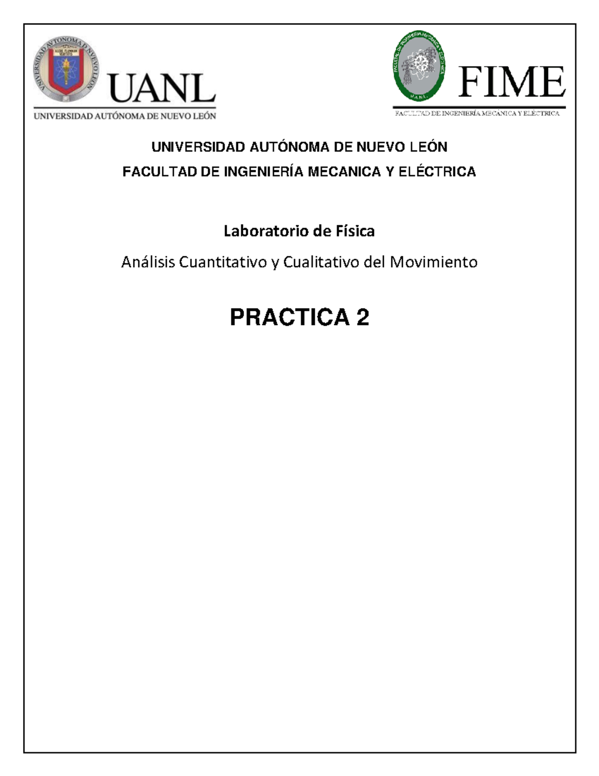 Fisica Practica 2 - Laboratorio de Física, práctica 2 - Warning: TT: undefined function: 32 ...