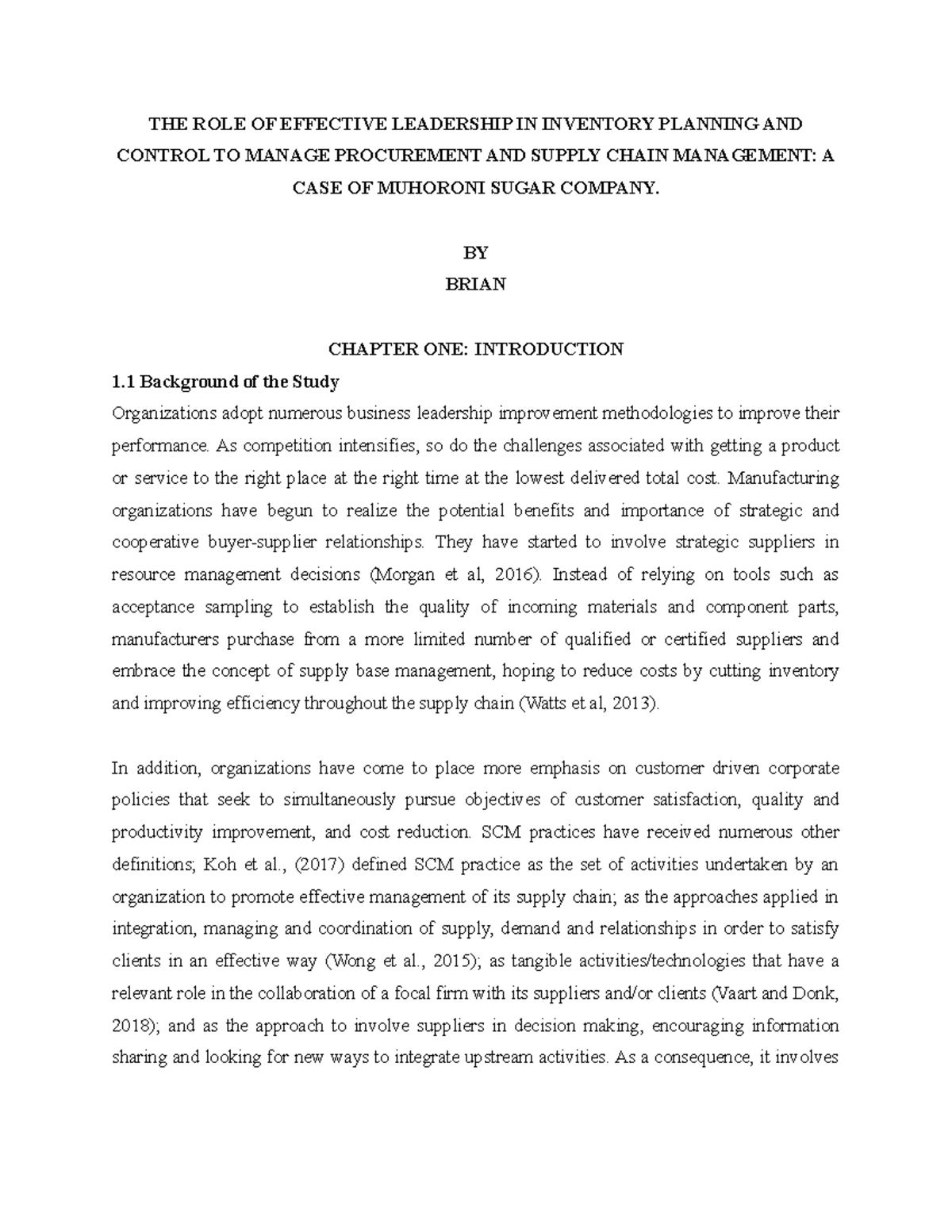 Role of effective leadership - THE ROLE OF EFFECTIVE LEADERSHIP IN ...