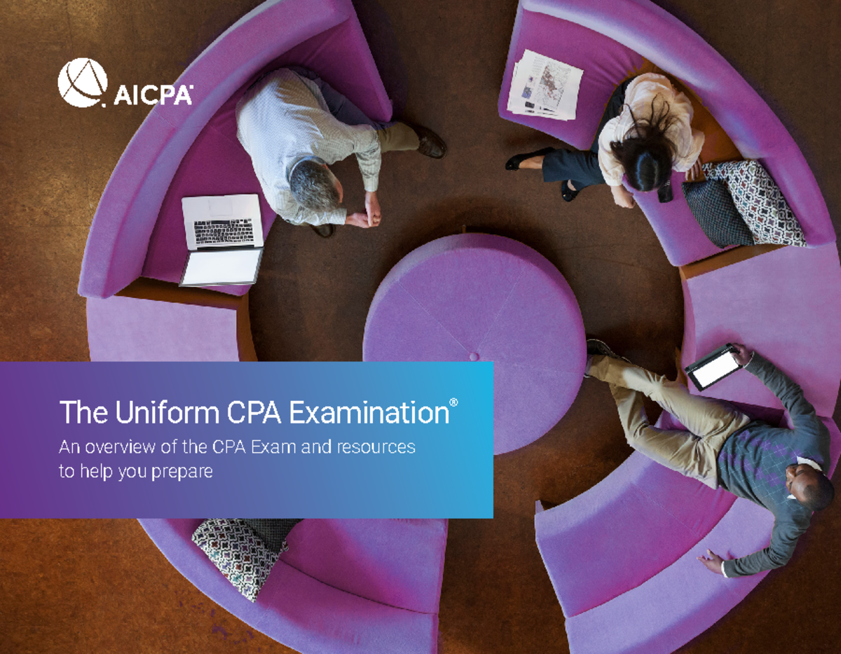 Cpa exam digital booklet - i The Uniform CPA Examination ® An overview ...