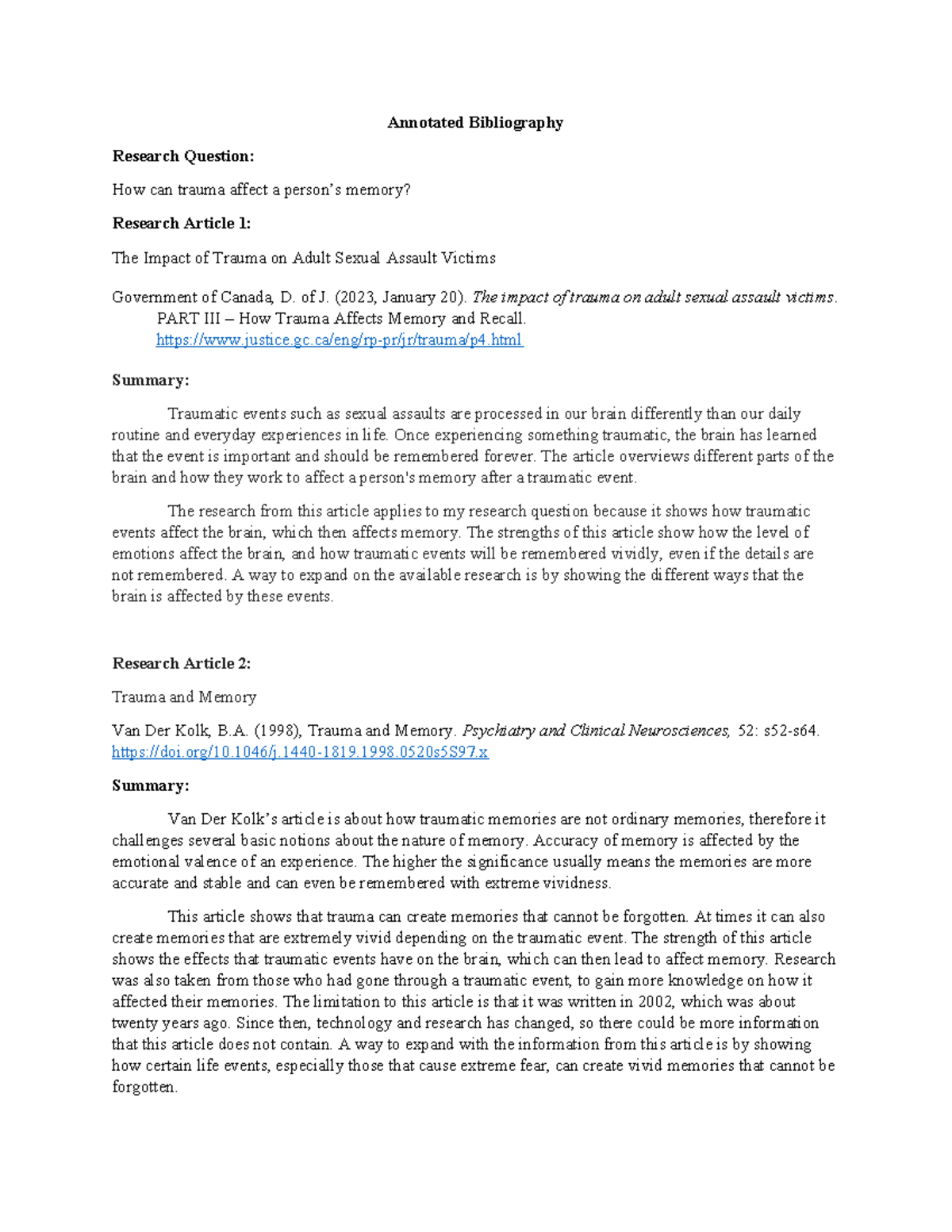Annotated Bibliography - Copy - Annotated Bibliography Research ...