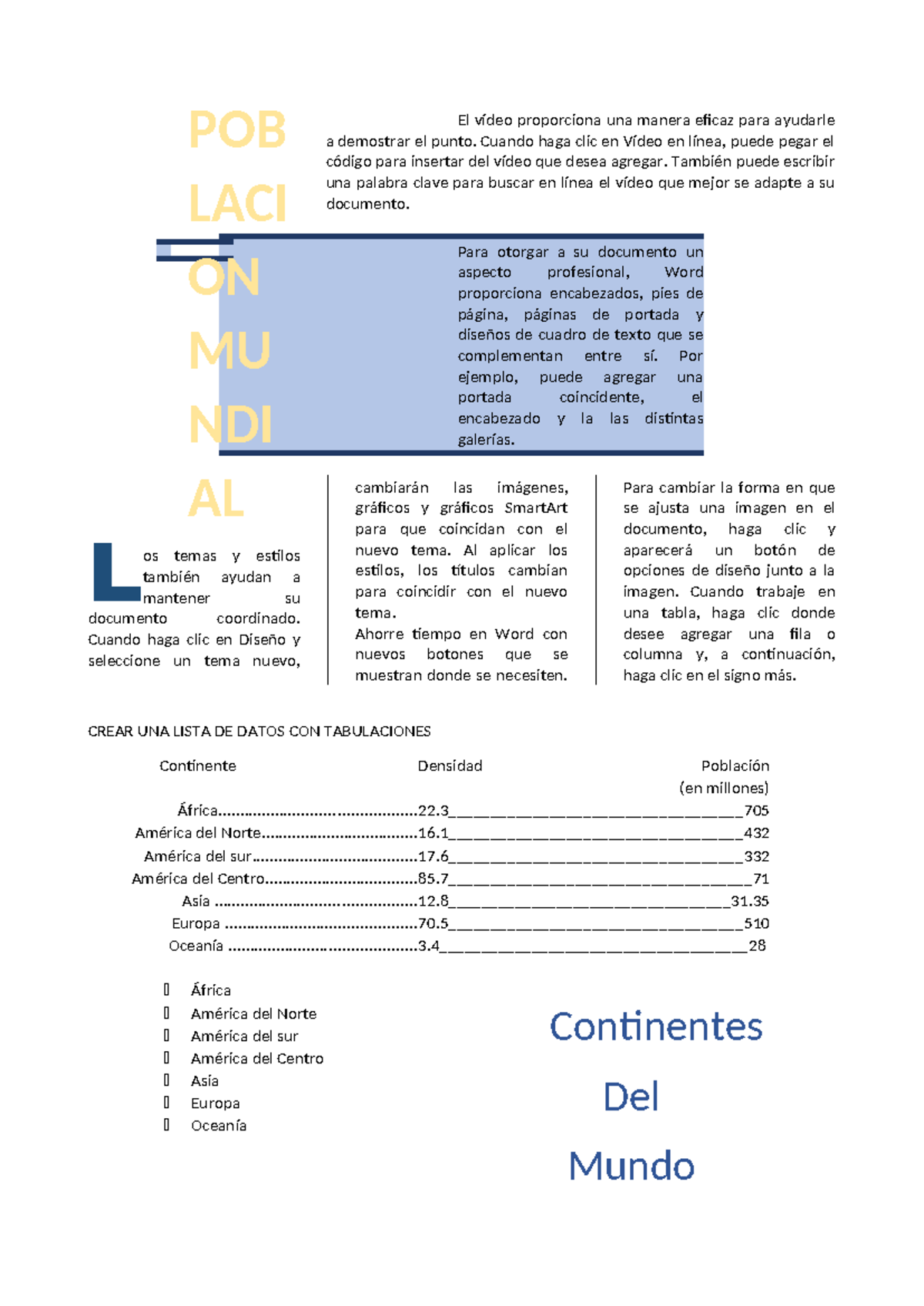 Proyecto 1 Regalado James - El vídeo proporciona una manera eficaz para ...
