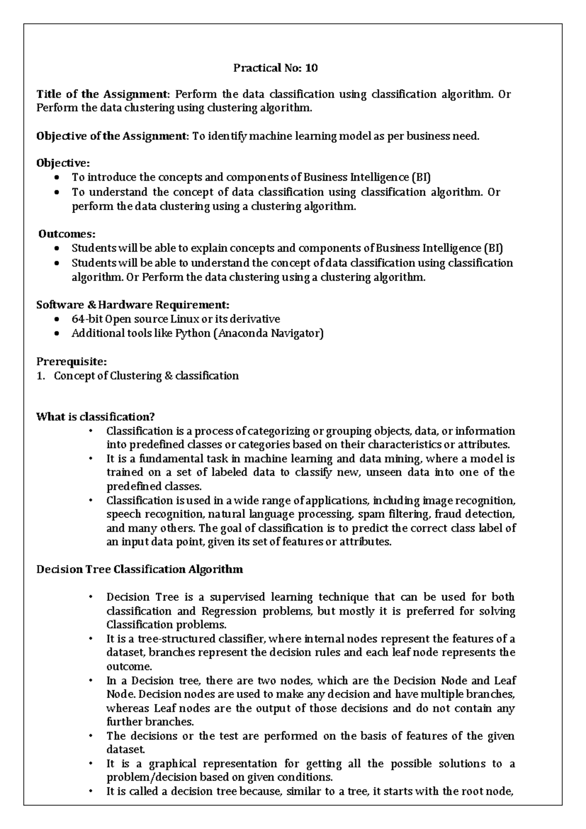 LP-VI Practical NO 10 - NLP - Practical No: 10 Title of the Assignment ...