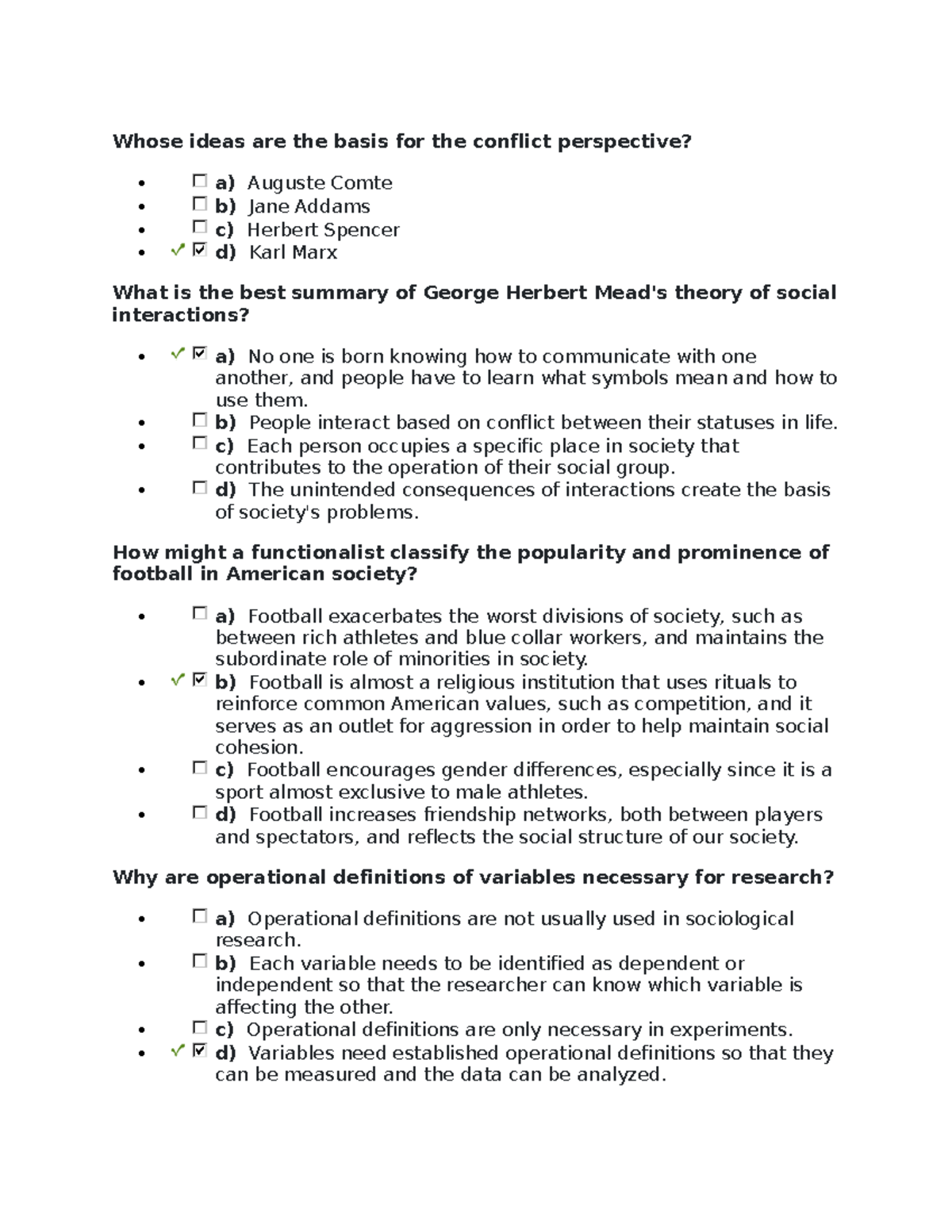 Unit 1 though 5 unit assessments sociology - Whose ideas are the basis ...