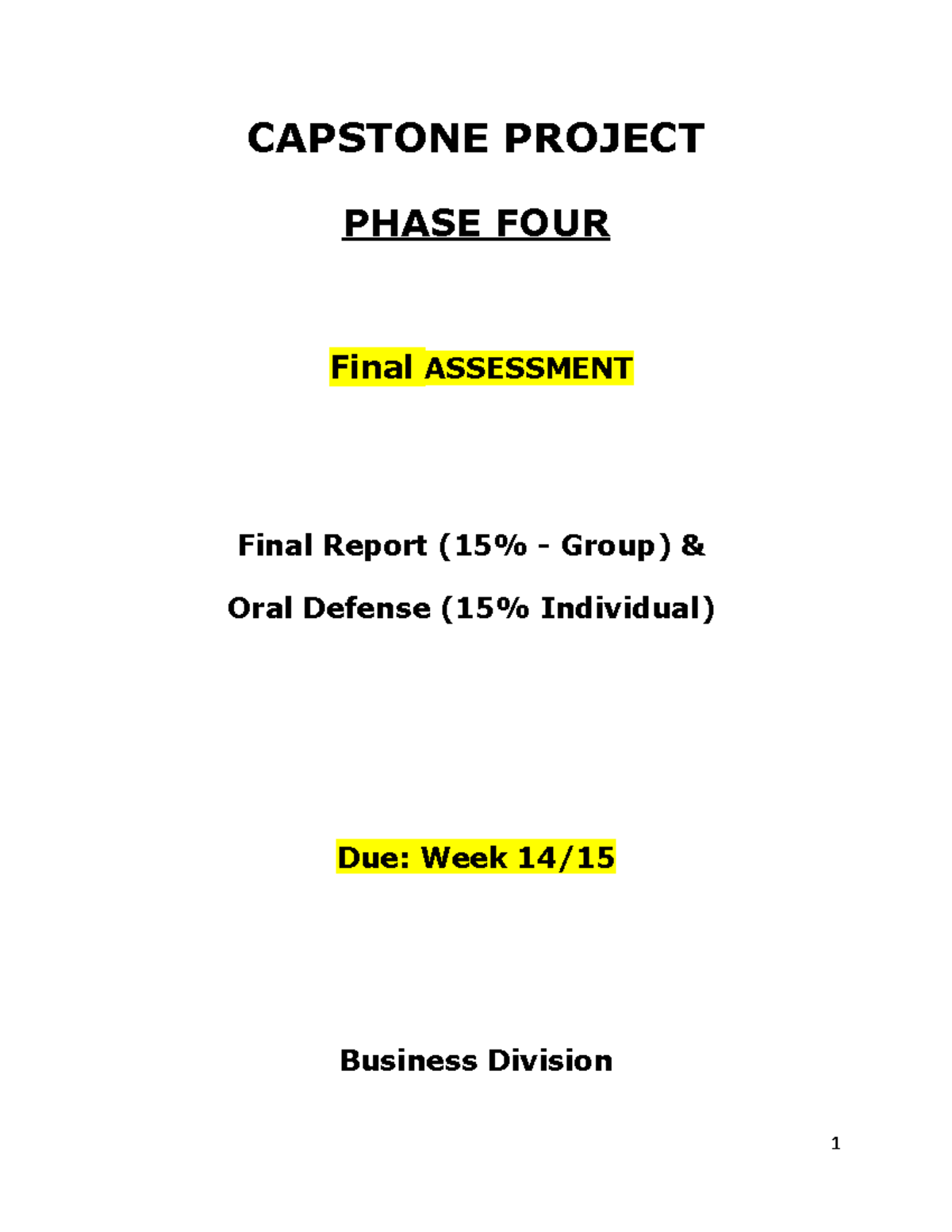 Final Assessment Report and Presentation (1) CCC - CAPSTONE PROJECT ...