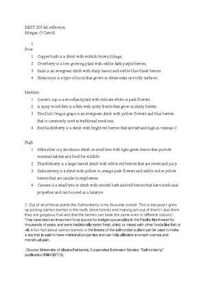 FRST 395 Lab Manual 2024-4Jan - Wildlife Ecology & Management FRST 395 ...