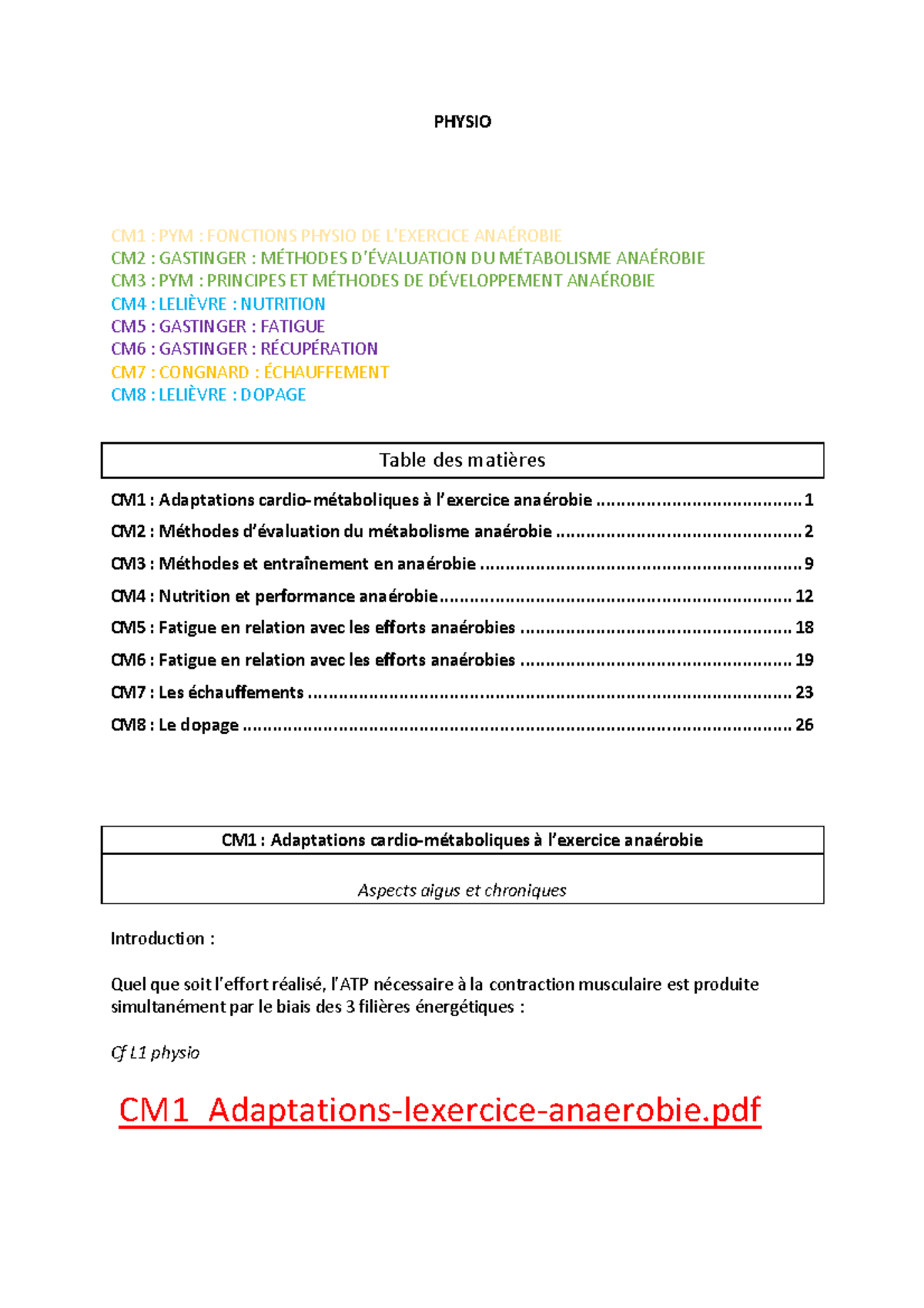 Physiologie Staps Warning Tt Undefined Function 32 Warning Tt Undefined Function 32