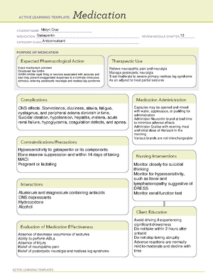 Enoxaparin Med Temp - ATI templates and testing material. - ACTIVE ...