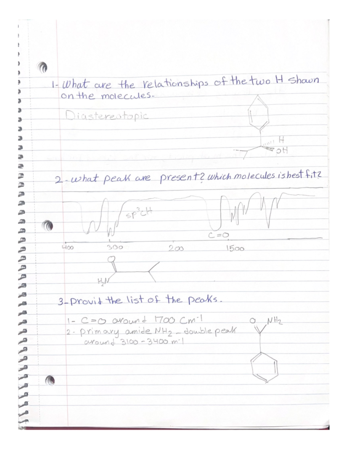 5Q questions for psthways - CHM 222 - What are the relationships of the ...