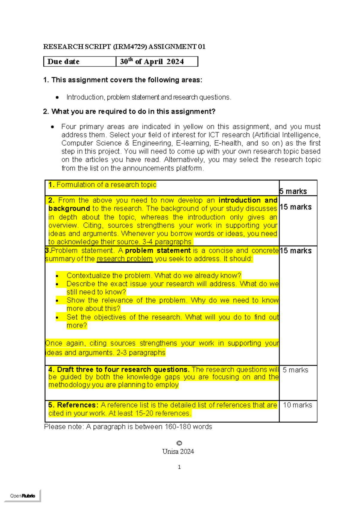 IRM4729 Assignment 1 - RESEARCH SCRIPT (IRM4729) ASSIGNMENT 01 Due date ...
