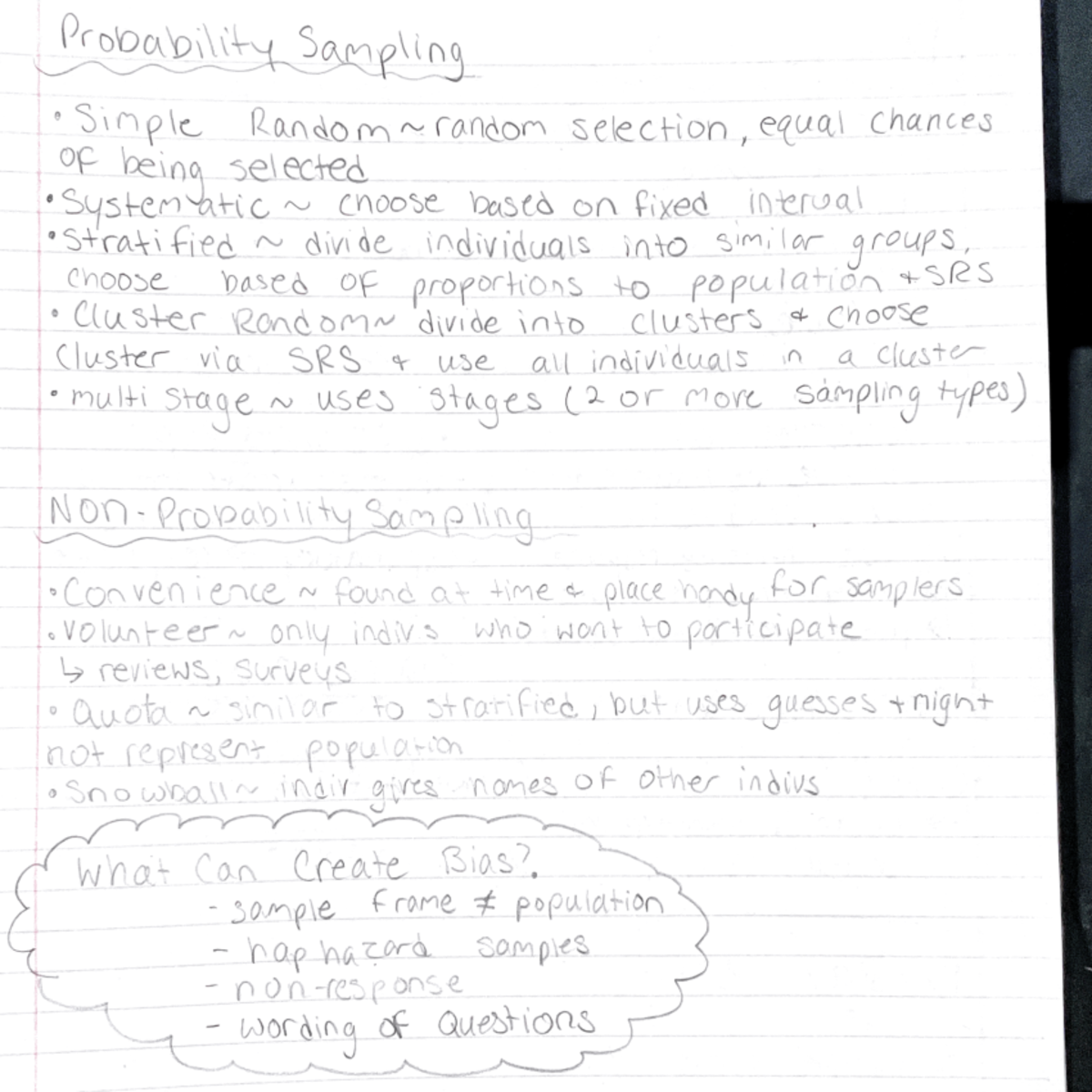 Probability and Data Sampling - STAT 1000 - Studocu