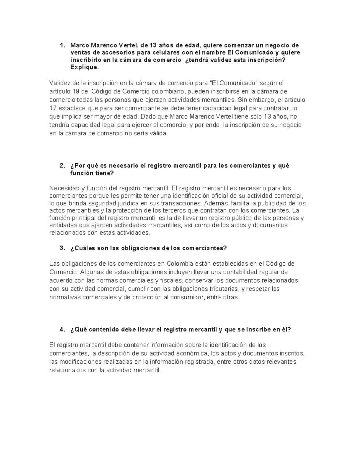Actividad 1 Kimberly Solano Cabrera - Marco Marenco Vertel, de 13 años ...