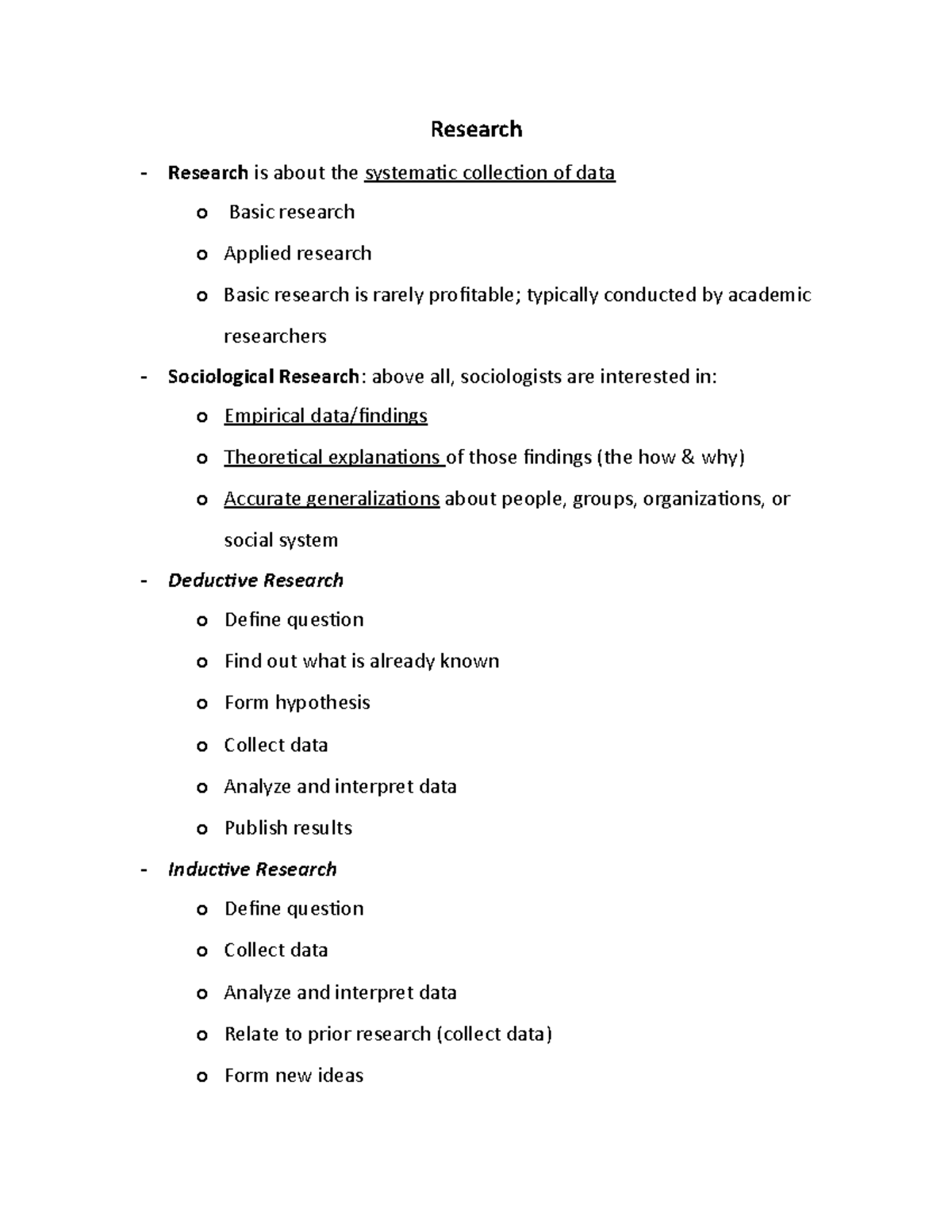Methods & Social Data Week4 - Research - Research is about the ...