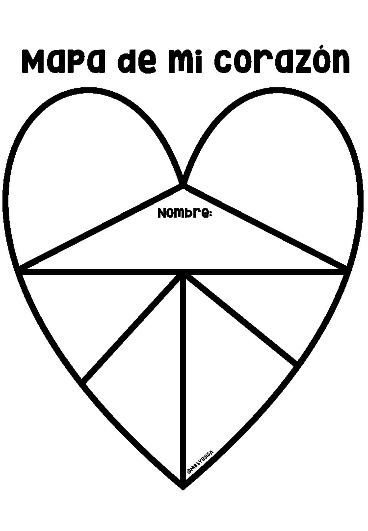MI Corazon Mapas - Español - Nombre: Mapa de mi c0razón @MissYesiSA ...