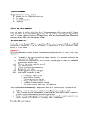 Complete SAD notes - System analysis and design - Studocu