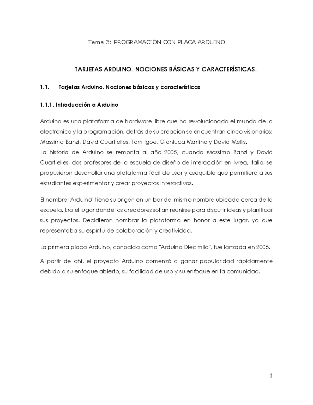 Tema 3 - MECATRONICA - Tema 3 : PROGRAMACIÓN CON PLACA ARDUINO TARJETAS ...