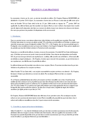 TD2-Dévolution-successorale - Séance 2 : Les règles de la dévolution ...