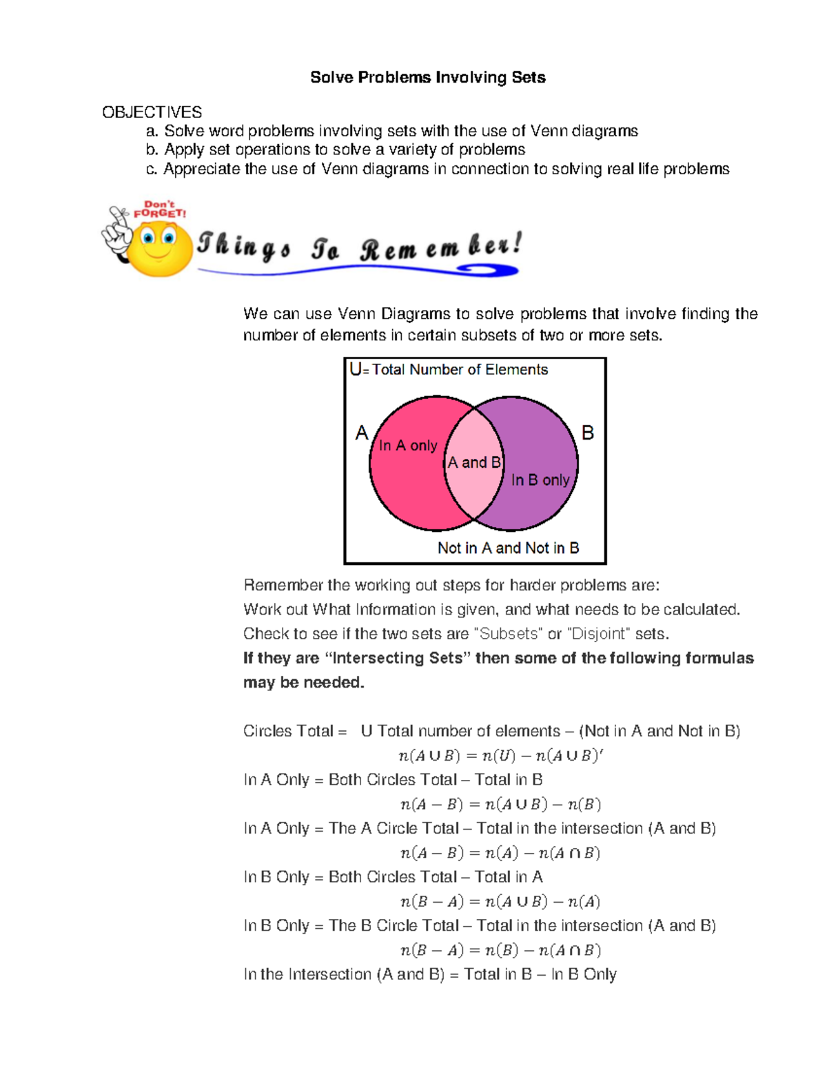Q1-LAA-4 - Worksheet in Grade 7 Math Quarter 1 - Solve Problems ...