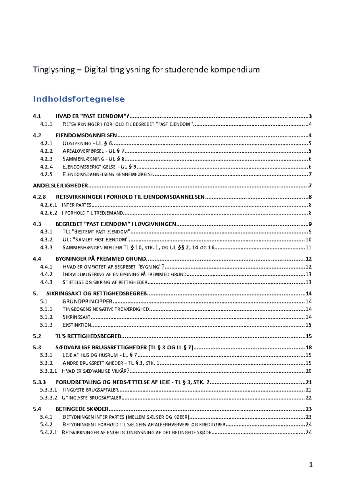 Tinglysning - kompendium - Tinglysning – Digital inglysning for ...