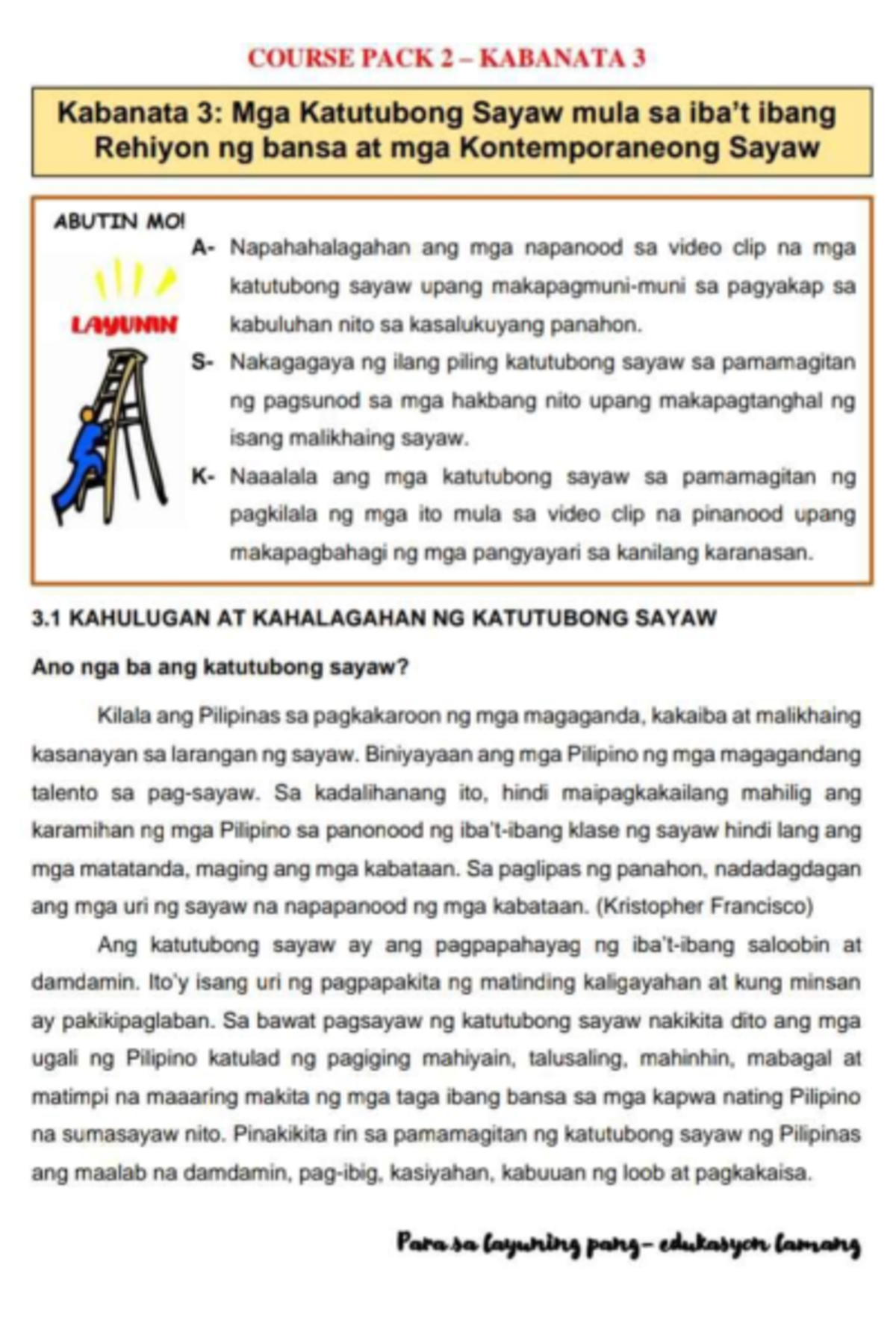 GE 12 Kabanata 3 - lecture - Philippine Popular Culture - Studocu