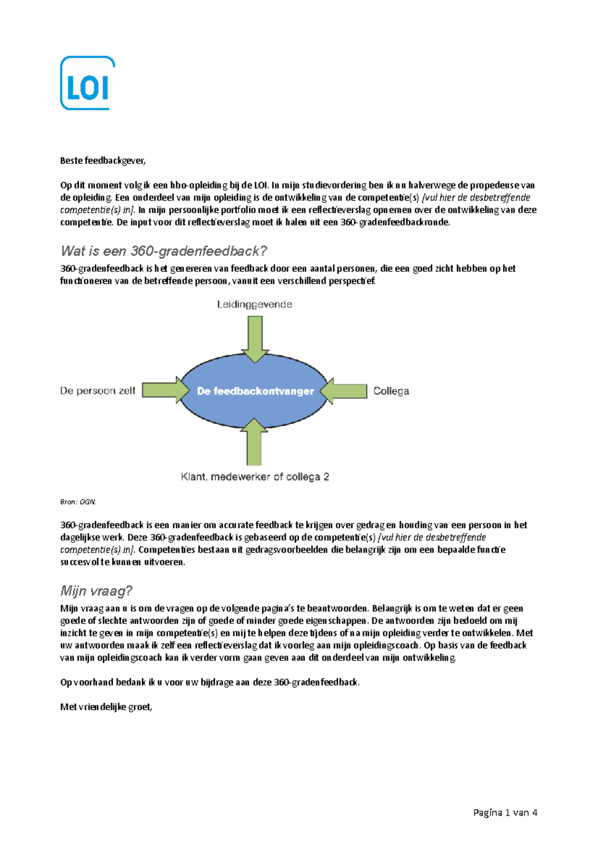 Formulier+360+graden+feedback+-+Propedeuse - Beste feedbackgever, Op ...