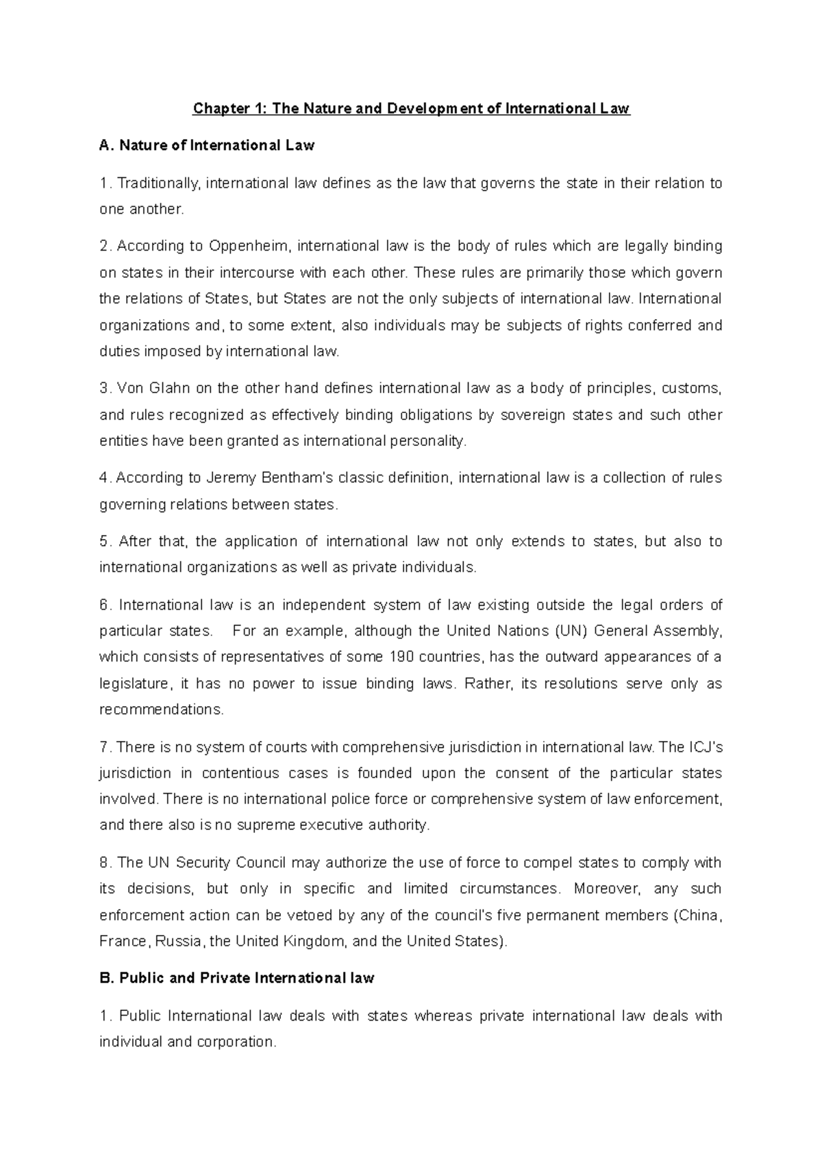 Chapter 1 - Introduction To Outer Space Law - Chapter 1: The Nature and ...