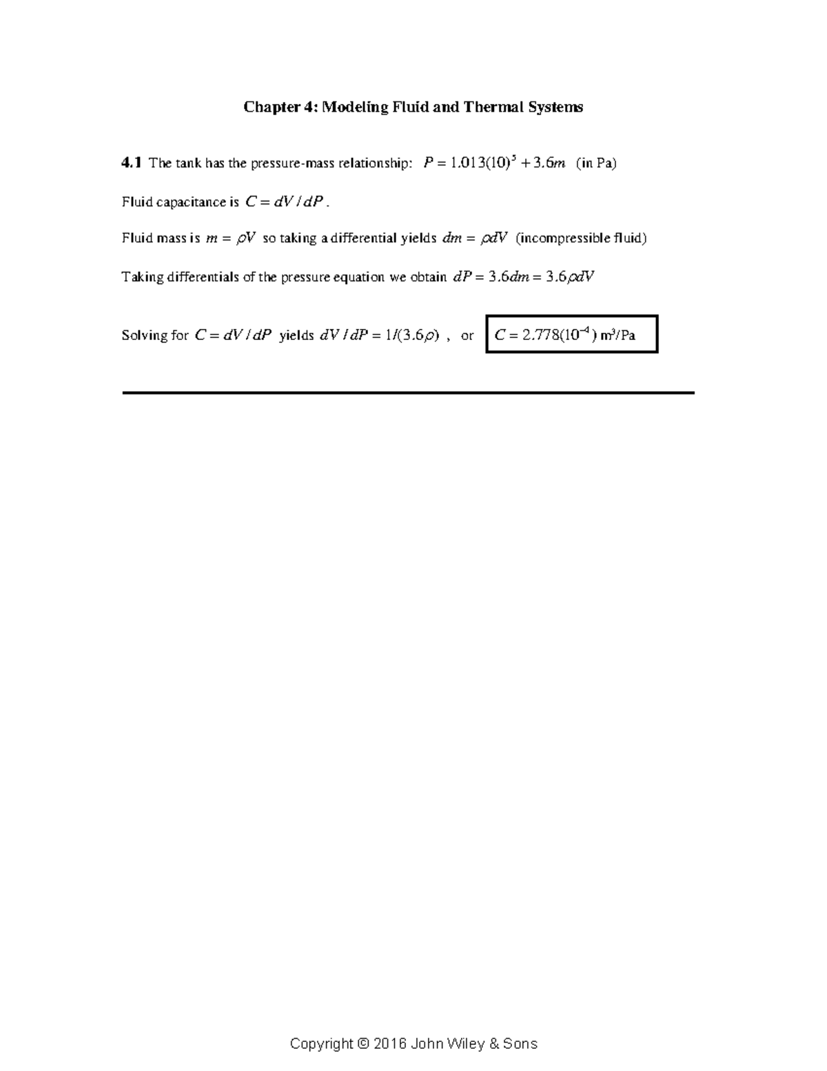 Ch04 - System dynamics and controls - Chapter 4: Modeling Fluid and ...