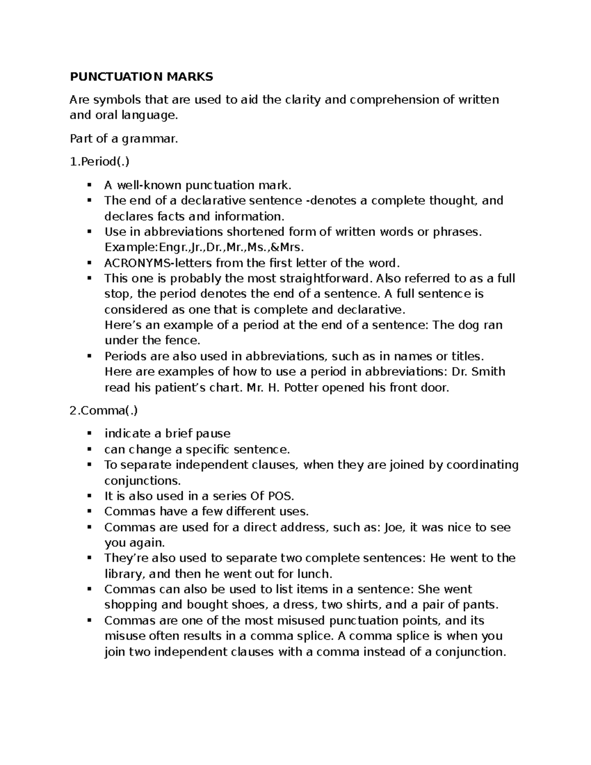 Inbound 696189112341886264 - PUNCTUATION MARKS Are symbols that are ...