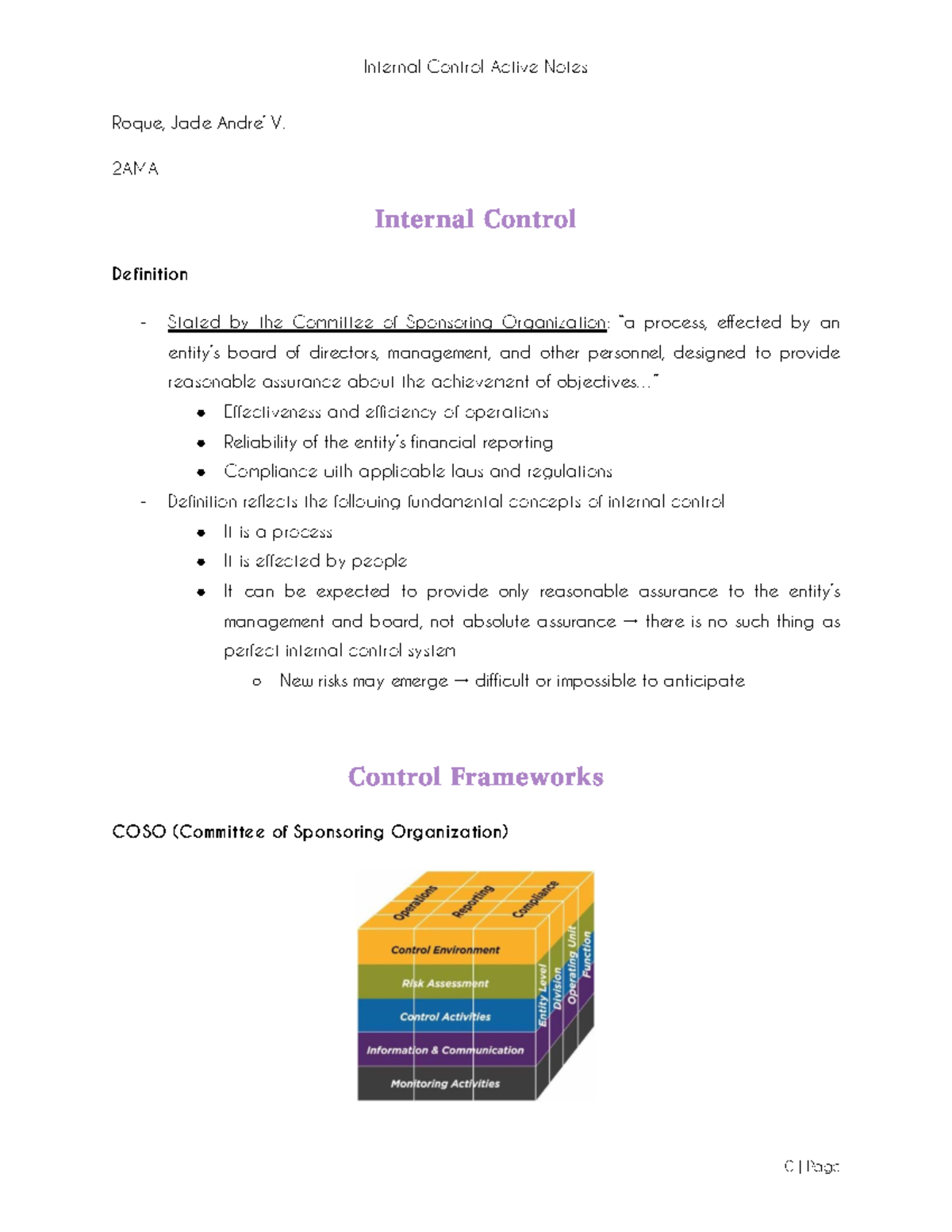 The Active Reading and Listening Notes of Jade Roque for Goveric ...
