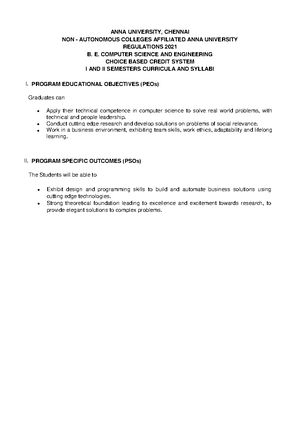 2021 Syllabus CSE-3,4 SEM - ANNA UNIVERSITY, CHENNAI NON- AUTONOMOUS ...