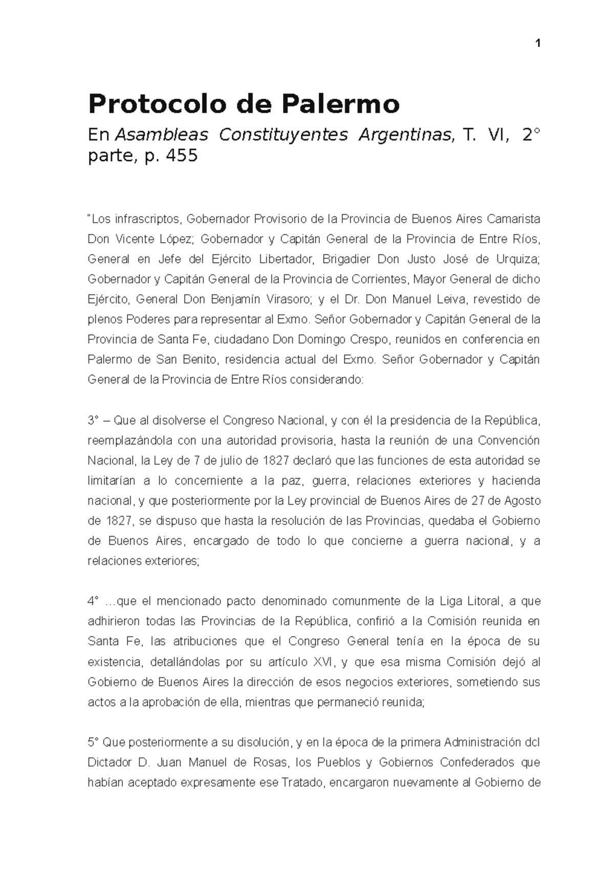 Protocolo de Palermo - 1 Protocolo de Palermo En Asambleas ...