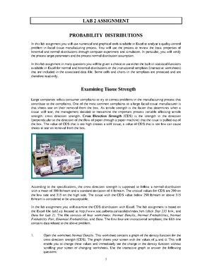 Tutorial work - 3 - Lab sampling distributions. central limit theorem - LAB 3 ASSIGNMENT ...