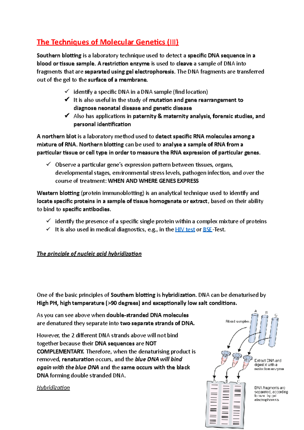 Life Science 1 - The Techniques of Molecular Genetics (III) - The ...