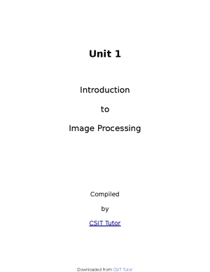Image-processing - digital image processing notes - What is a Digital ...