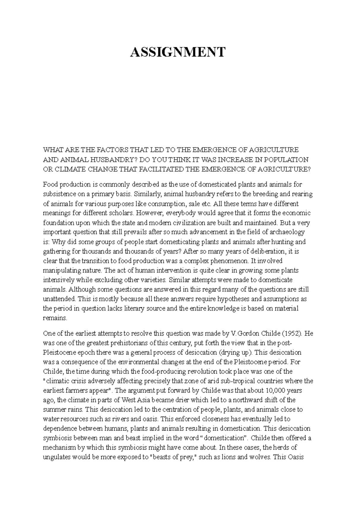 Hhw - social formations assignments 1 st semester - ASSIGNMENT WHAT ARE ...